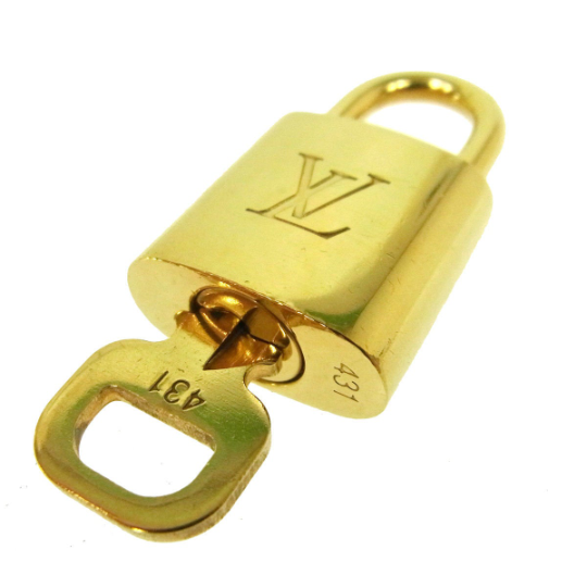Authentic Louis Vuitton Gold Lock & Key Set – Haus of Luxury